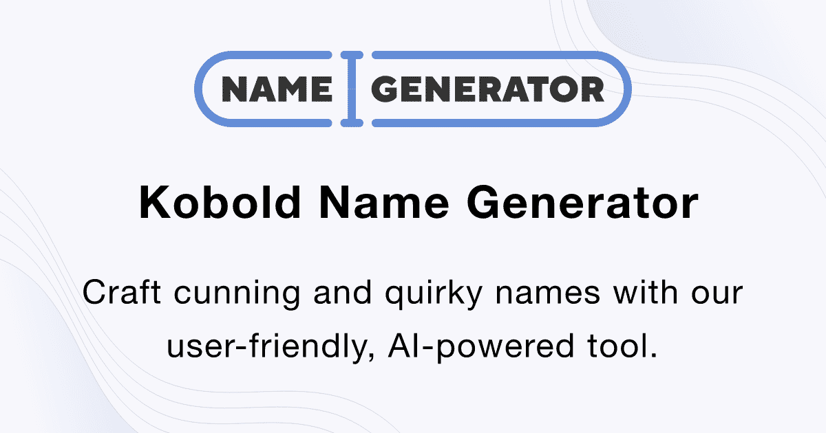 Kobold Name Generator - Powered by AI