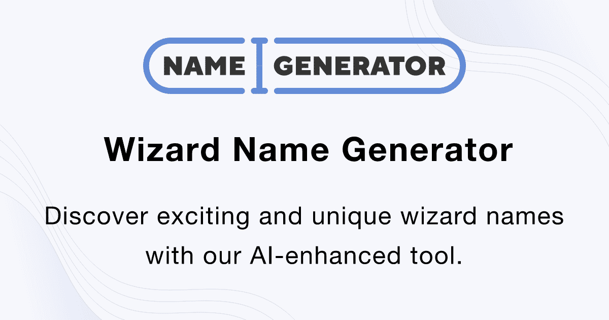 Wizard Name Generator - Powered by AI